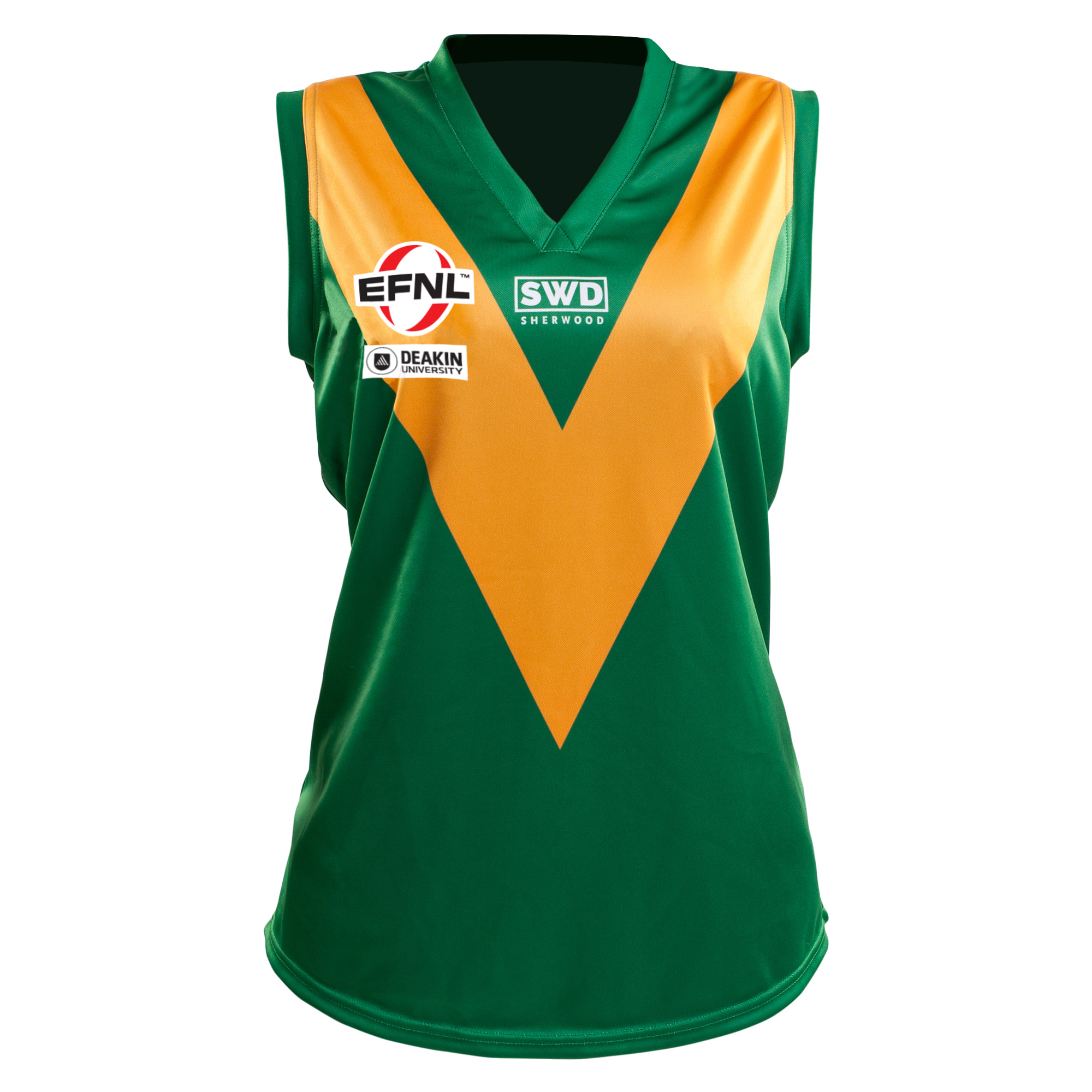 Traditional V-Neck Women Football Jumper