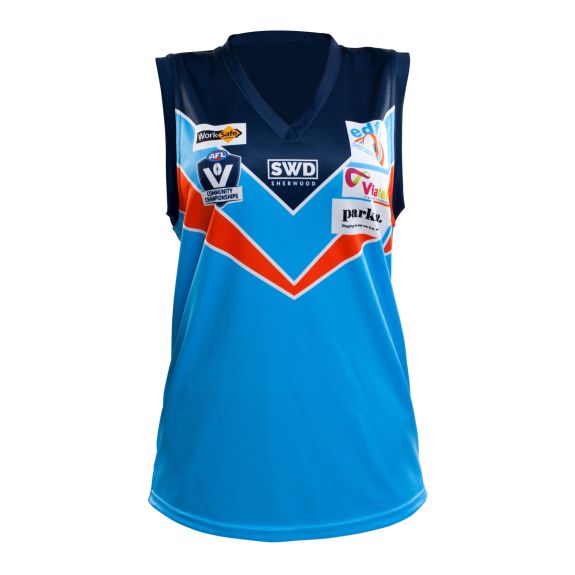 Traditional V-Neck Women Football Jumper